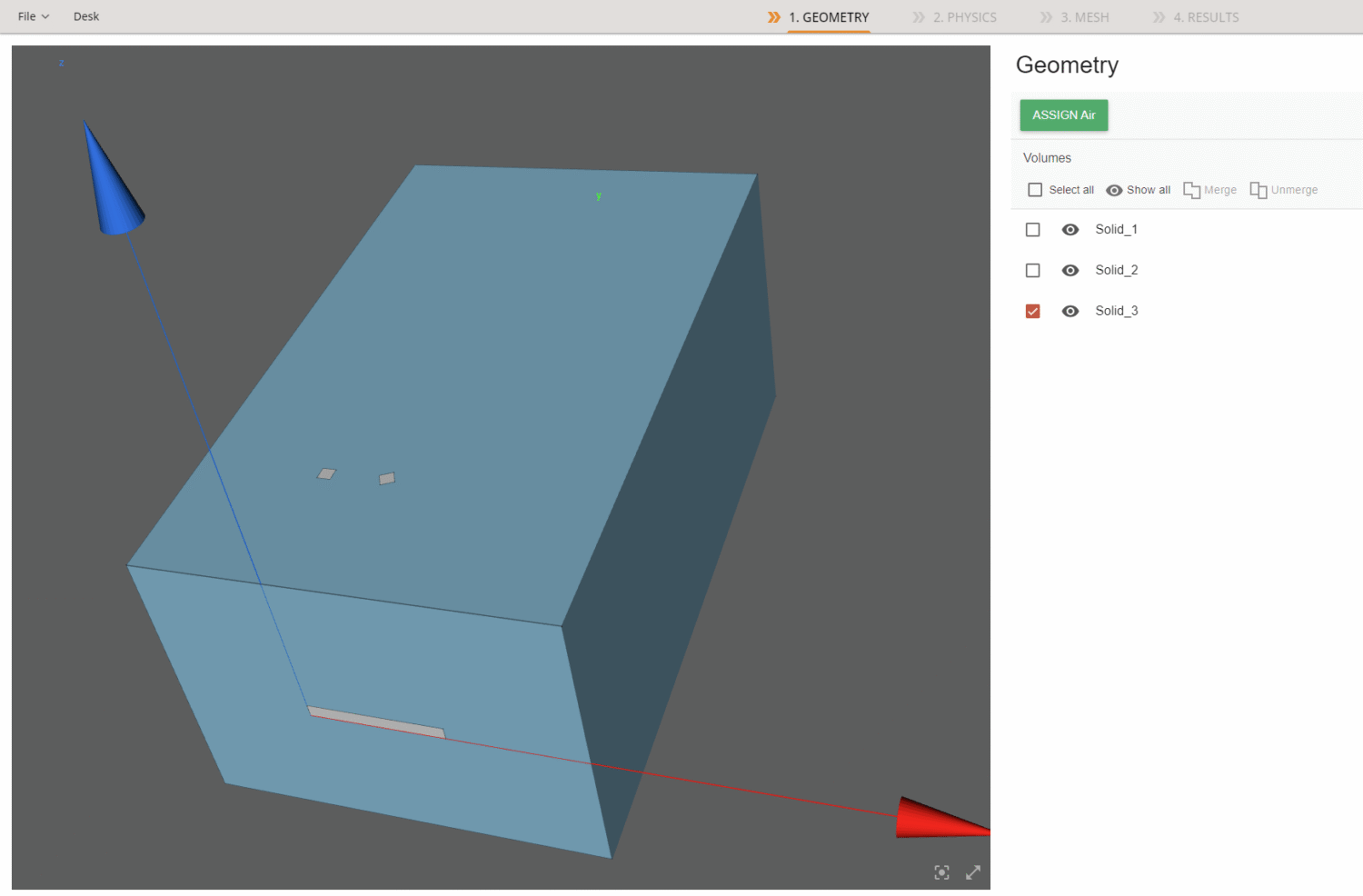 Simple scanning motion case tutorial